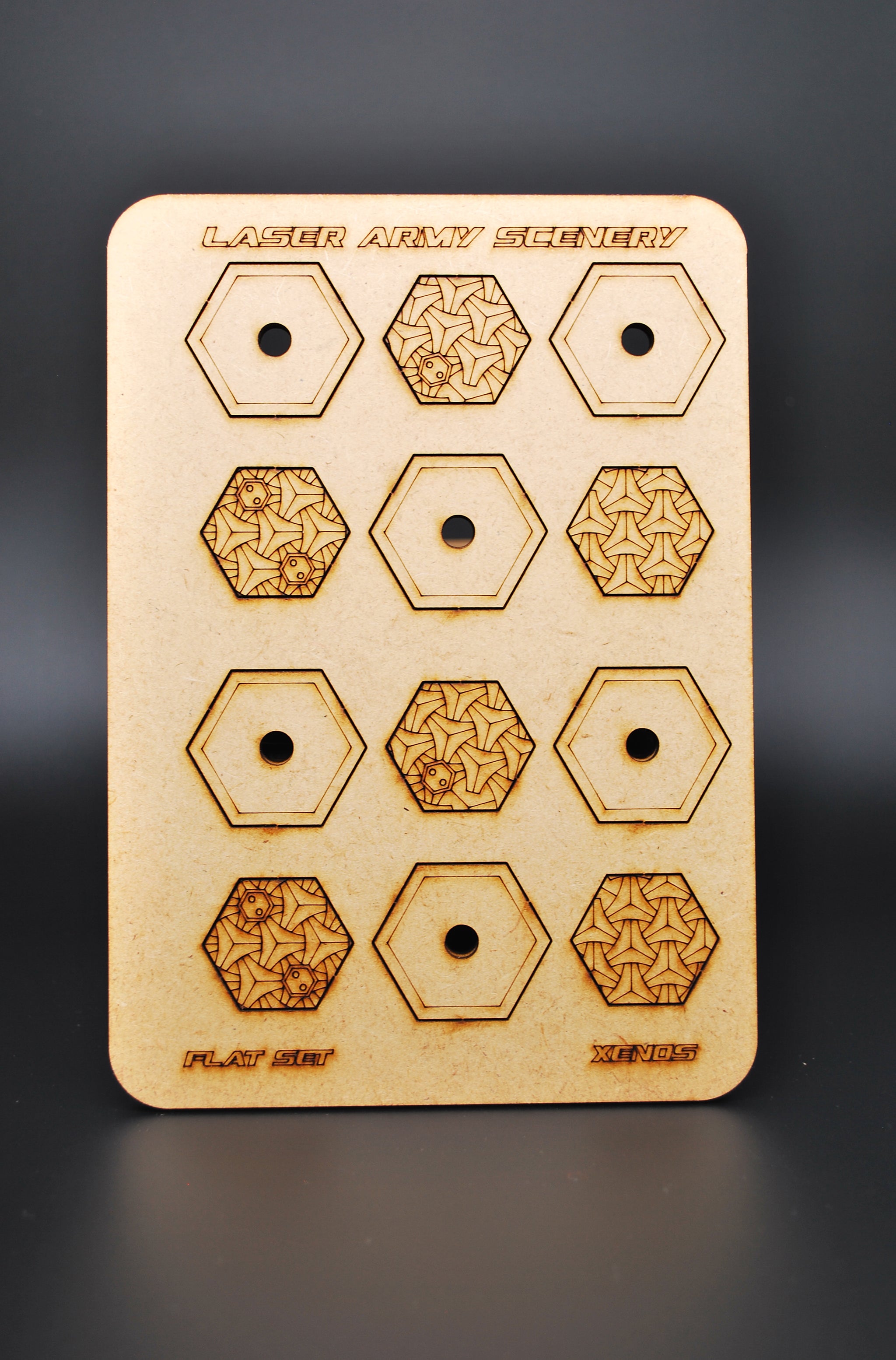 Xenos heragon bases – Laser Army Scenery