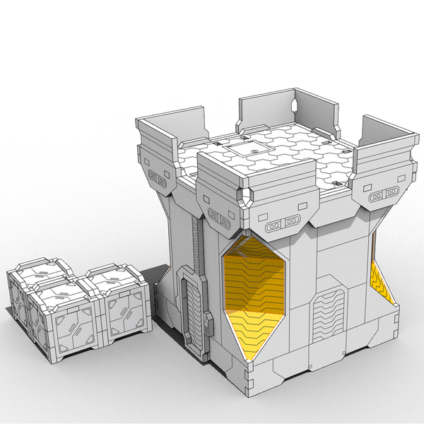 Alpha building – Laser Army Scenery